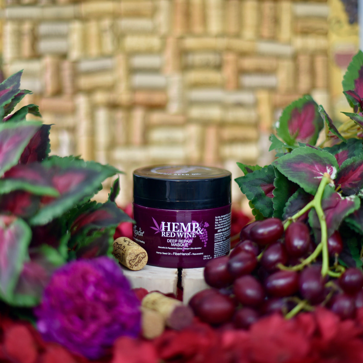 Hemp & Red Wine: Deep Repair Masque - 8oz. – AgadirInt